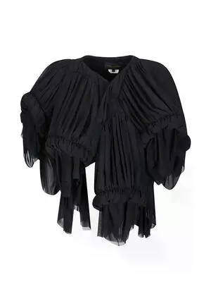 Comme Des Garçons Gathered Ruffled Jacket