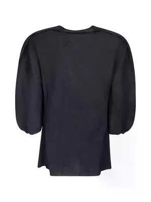 Comme Des Garçons Puff Sleeve Knitted Sweater