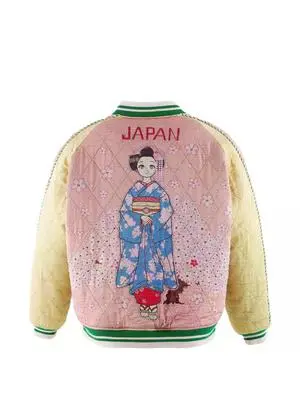 TAKASHI MURAKAMI Reversible Embroidered Bomber Jacket