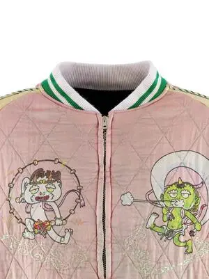 TAKASHI MURAKAMI Reversible Embroidered Bomber Jacket