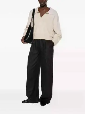 Soft Goat Relaxed-fit Polo Sweater