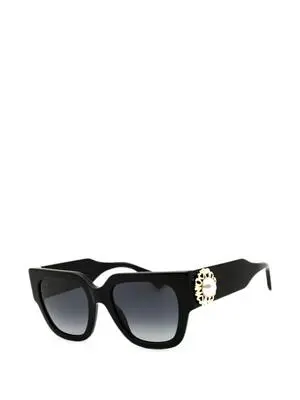 Moschino Embellished Rectangle-frame Sunglasses