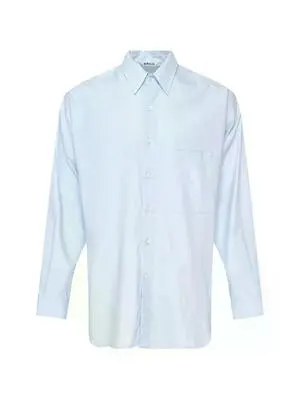 Auralee Chest-pocket Button-up Shirt - Blue