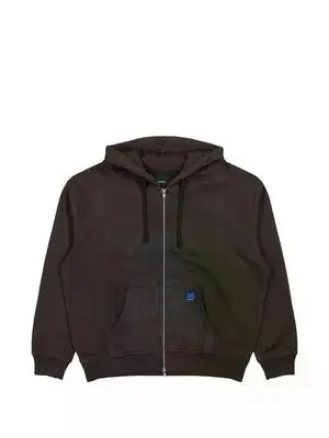 RASSVET Collage Zip-up Hoodie - Brown
