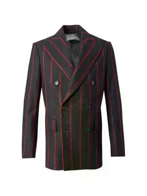 VIVIENNE WESTWOOD Captain Pinstriped Double-breasted Jacket
