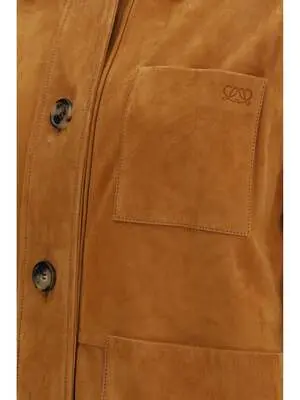 Loewe Suede Goat Leather Workwear Jacket