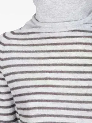 ARCHIVIO B Striped Roll-neck Sweater