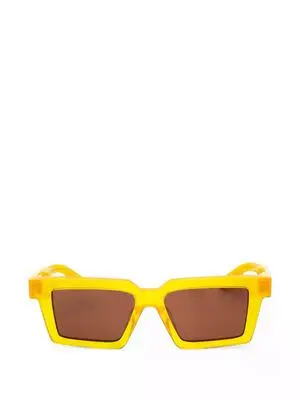Off-White Windsor Rectangle-frame Sunglasses - Yellow