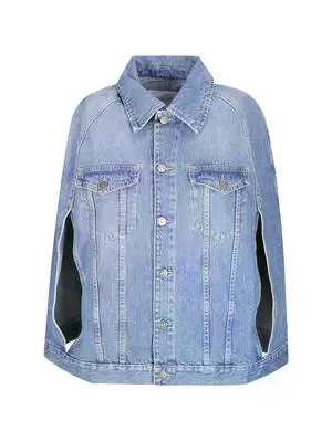 7 For All Mankind Denim Cape Jacket