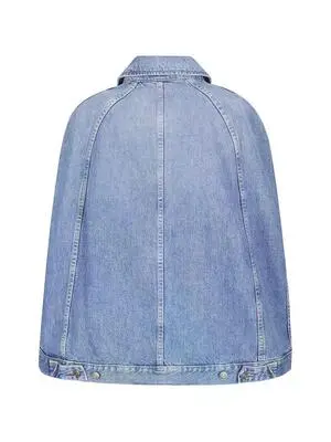 7 For All Mankind Denim Cape Jacket