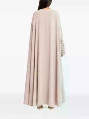 LOODYANA Embellished Cape-sleeve Jumpsuit