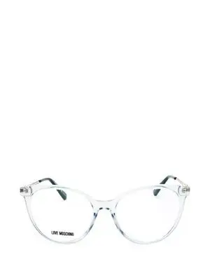 Moschino Round-frame Glasses - White
