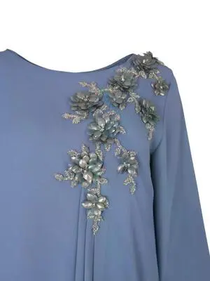 LOODYANA Maxi Dress With Ruffles And Embellishments