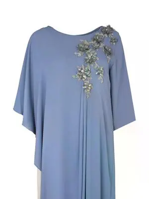 LOODYANA Maxi Dress With Ruffles And Embellishments