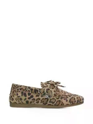 MEXX Leopard-print Loafers - Neutrals