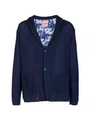 BOB Floral-panel Knit Cardigan