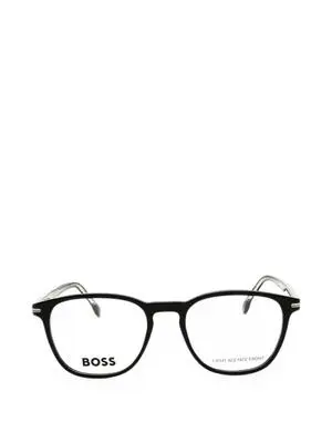 BOSS Square Frame Eyeglasses - Black