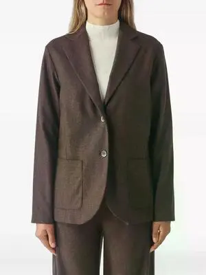 GRAN SASSO Single-breasted Patch-pocket Jacket - Brown