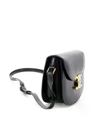 Celine Triomphe Besace Clea Flap Bag Leather Shoulder Bag