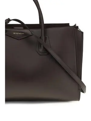 Givenchy Medium Antigona Catchall Glossy Grained Leather Handbag
