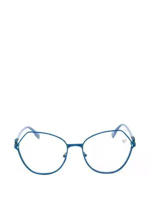 Karl Lagerfeld Geometric-frame Glasses - Blue
