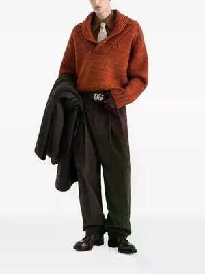 Dolce & Gabbana Wool Mouliné Sweater