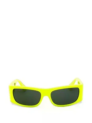 Versace Rectangle-frame Sunglasses - Yellow