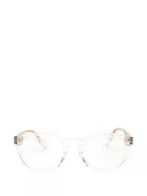 Marc Jacobs Logo Lettering Eyeglasses - White