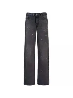 SEEN USERS Name His Last Rose Straight-leg Jeans