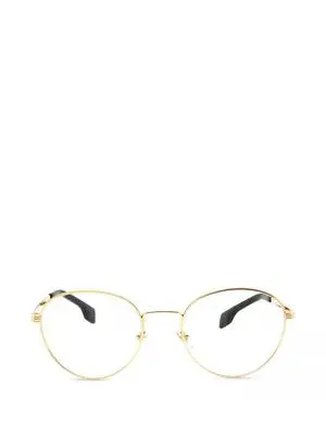 Versace Round Frame Eyeglasses - Gold