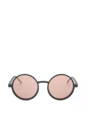 Dkny Logo-engraved Round-frame Sunglasses