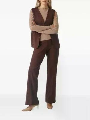 MEIMEIJ Button-up V-neck Gilet