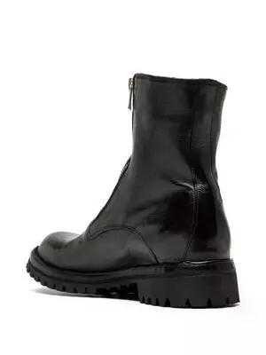 Officine Creative Loraine Ziped Leather Boots