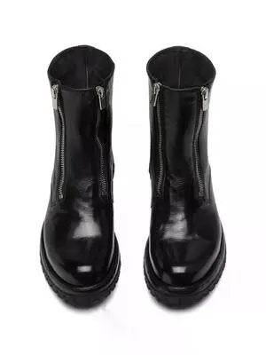Officine Creative Loraine Ziped Leather Boots