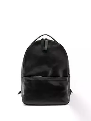 Officine Creative Quentin 020 Leather Backpack - Black