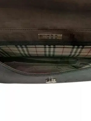 Burberry Leather Flap Shoulder Bag