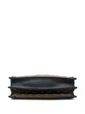 LOUIS VUITTON 2018 Monogram Reverse Trunk Clutch Crossbody Bag