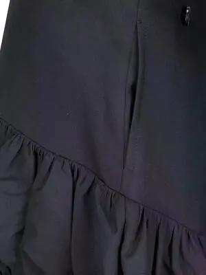 Comme Des Garçons Ruffled Asymmetric Midi Skirt
