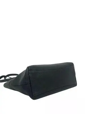 Prada Vitello Daino Embossed Logo Tote Bag