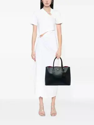 Prada 2013-2026 Large Saffiano Cuir Double Satchel