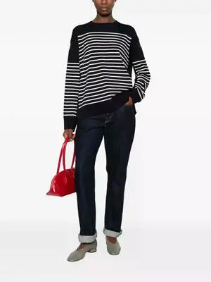 Erika Cavallini Horizontal-stripe Sweater - Blue