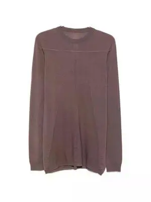 Rick Owens Fine Knit Exposed-seam Sweater