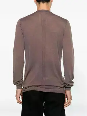 Rick Owens Fine Knit Exposed-seam Sweater