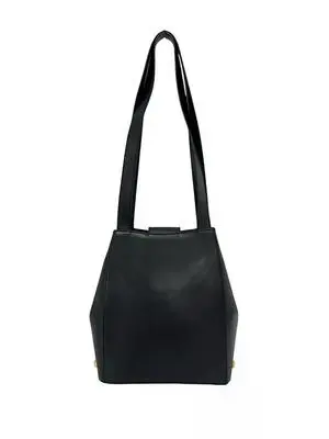 FERRAGAMO Studded Leather Tote Bag