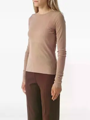 MEIMEIJ Sheer Long-sleeve T-shirt