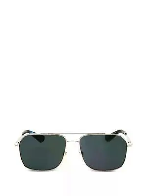 Burberry Rectangle Frame Sunglasses - Silver