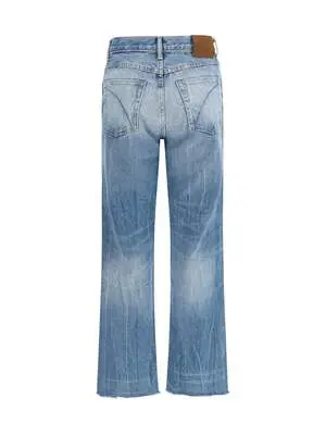 TOM FORD Washed Denim Cigarette Jeans