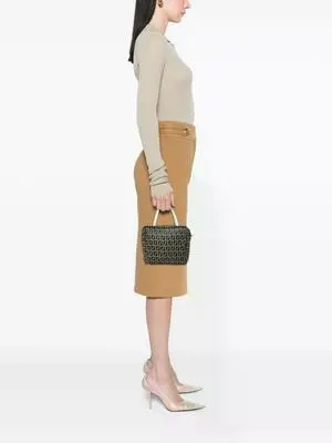 Fendi Mini Zucchino Canvas Handbag