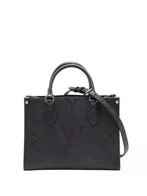LOUIS VUITTON 2021-2026 Monogram Empreinte Onthego Pm Satchel - Black