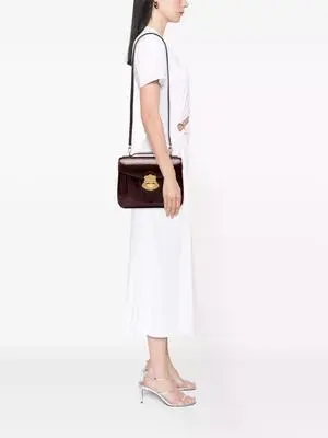 LOUIS VUITTON 1990-2020 Monogram Vernis Miranda Satchel
